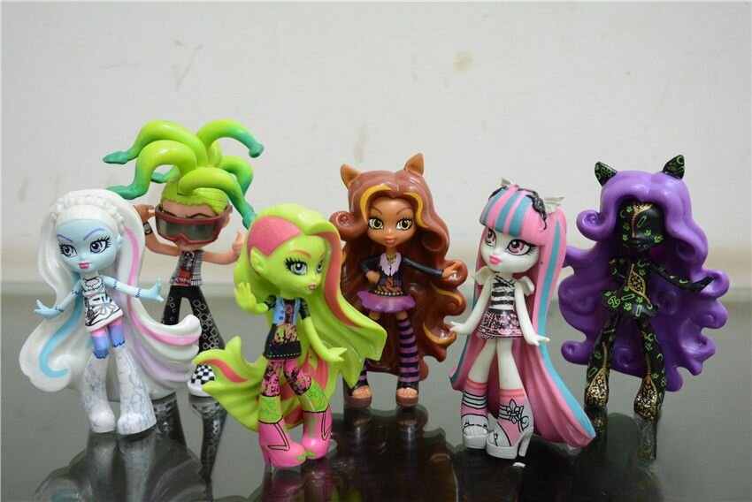 6 шт. Монстр Хай Monster High Куклы