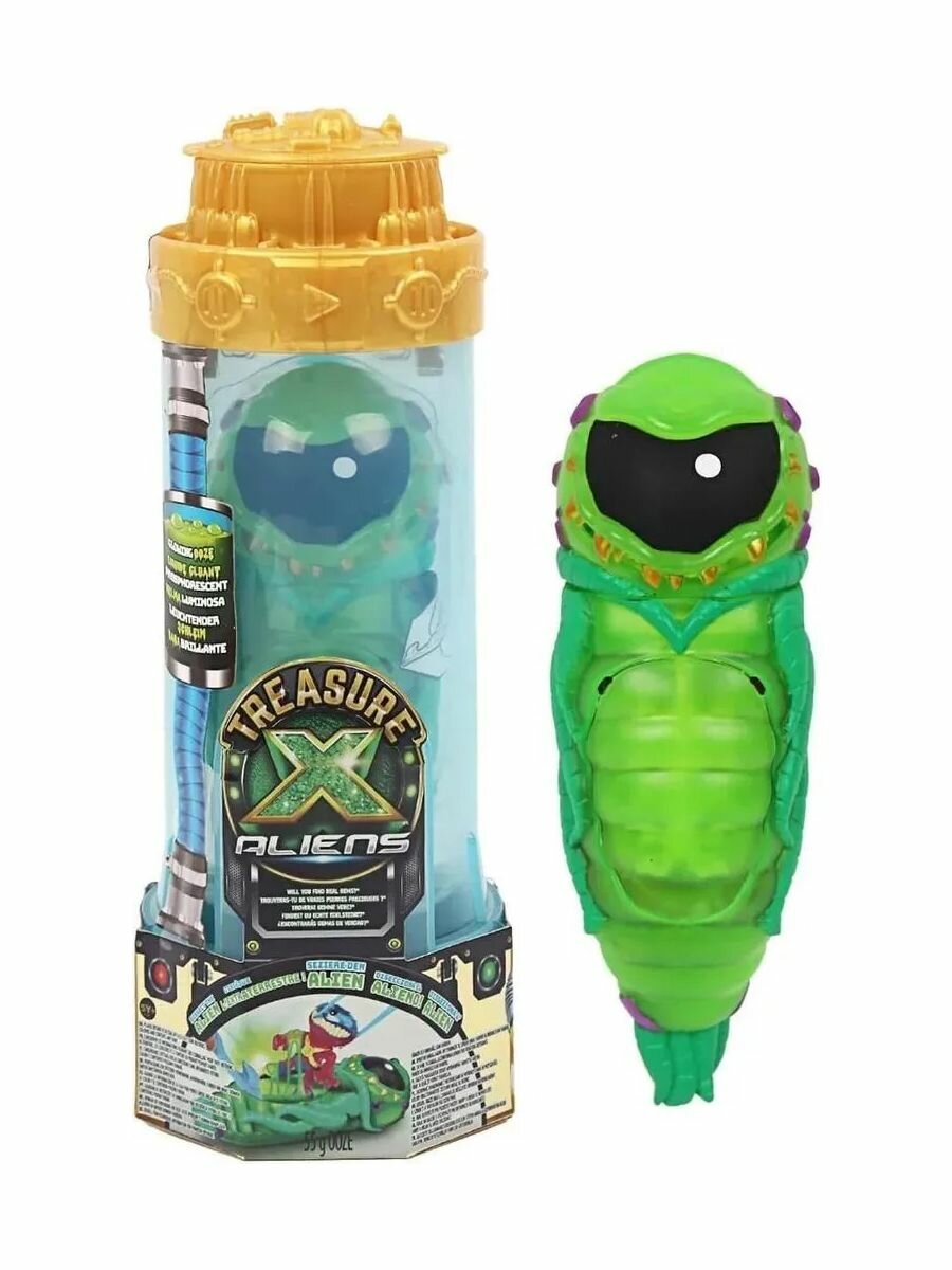 Treasure X Aliens - анатомический набор со слизью, фигурками и сокровищами