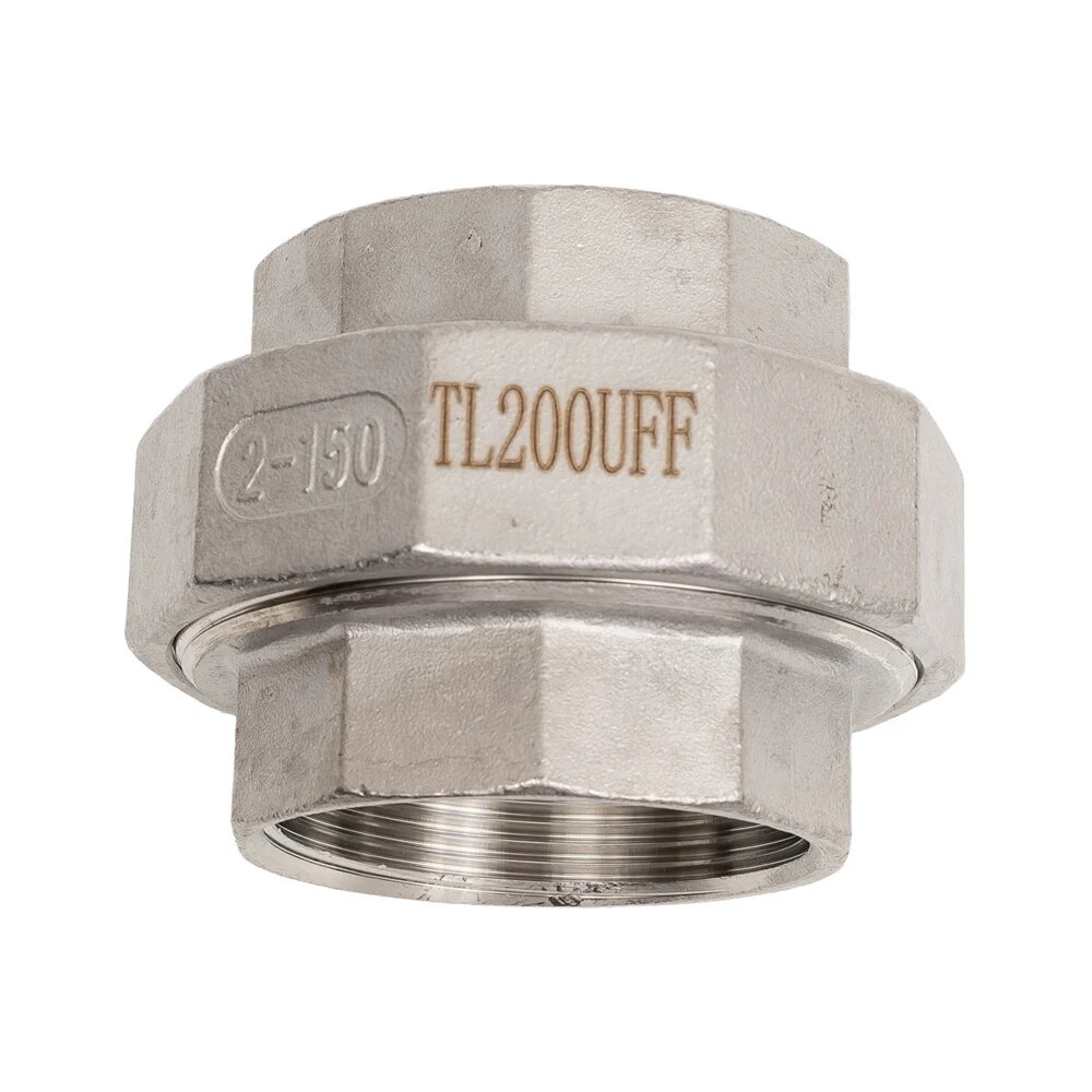 TITAN LOCK Американка конусная нержавеющая (AISI304) 2, ВР/ВР TL200UFFC