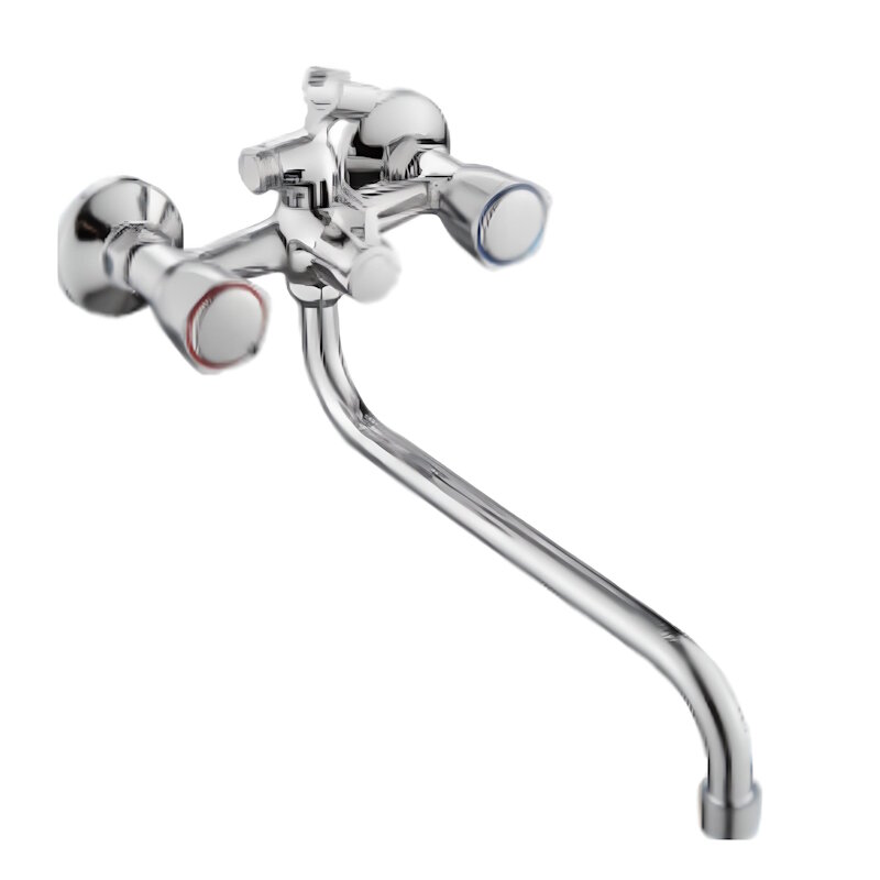 Смеситель Splenka S81.222, для ванны и душа, латунь, поворотный излив