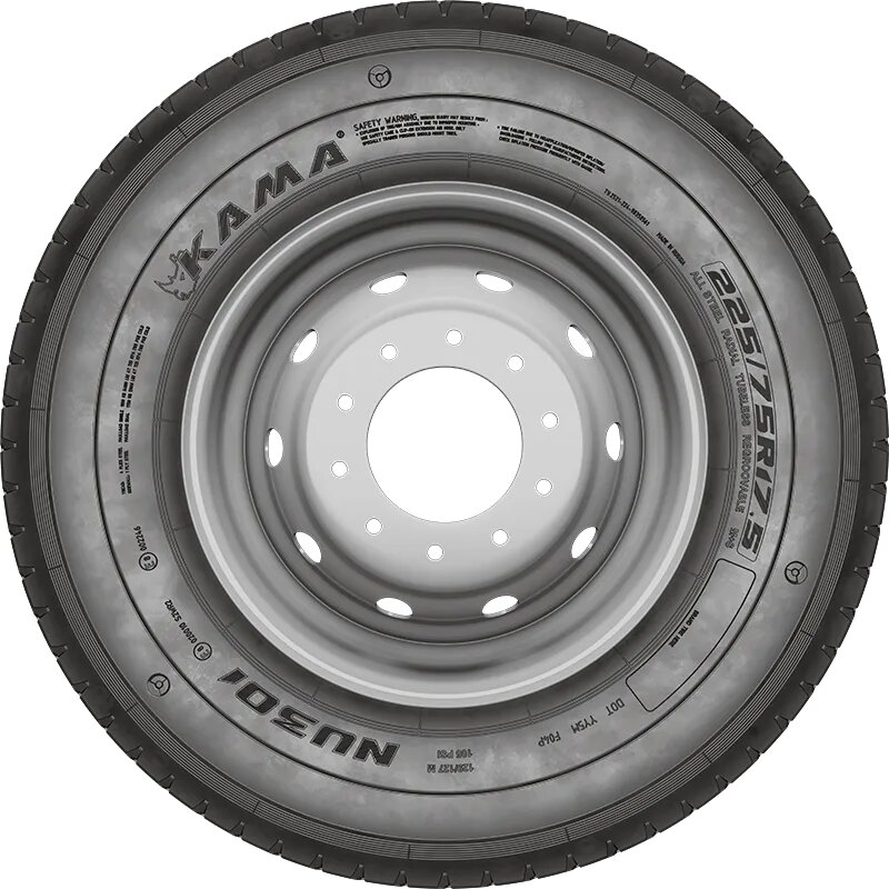 Шина грузовая универсальная Кама NU-301 275/70 R22.5 152/148J