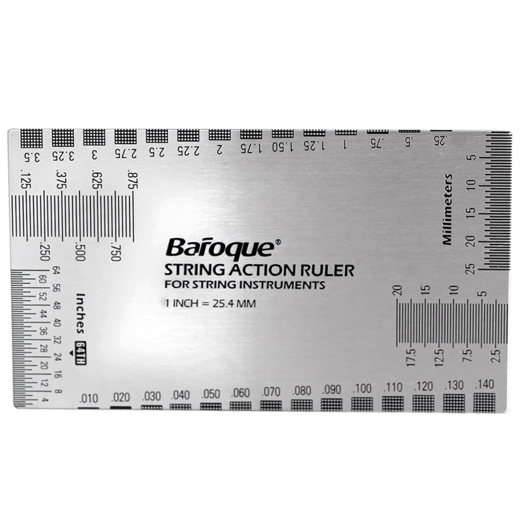 Линейка для измерения высоты гитарной струны линейка для измерения высоты