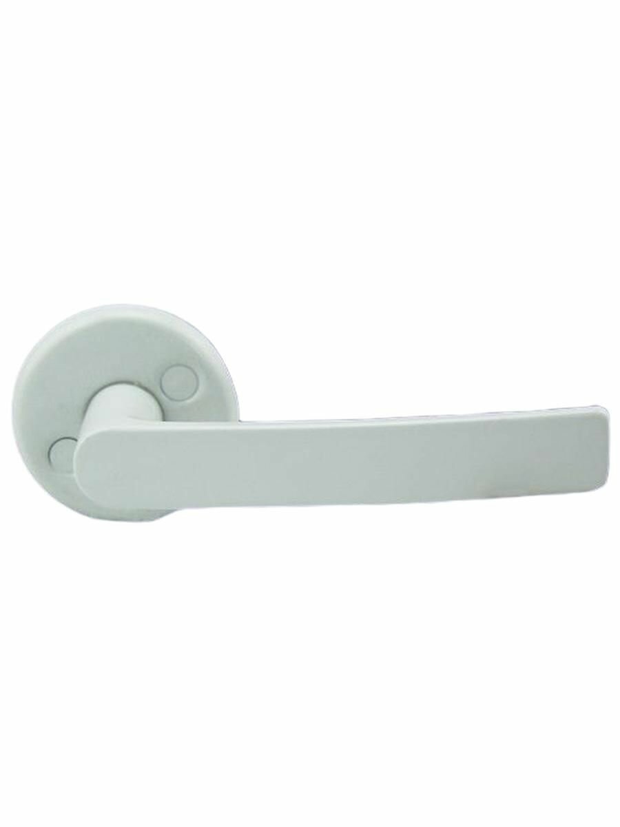 Ручка дверная для межкомнатных дверей MSM F102 WH (цвет Белый)