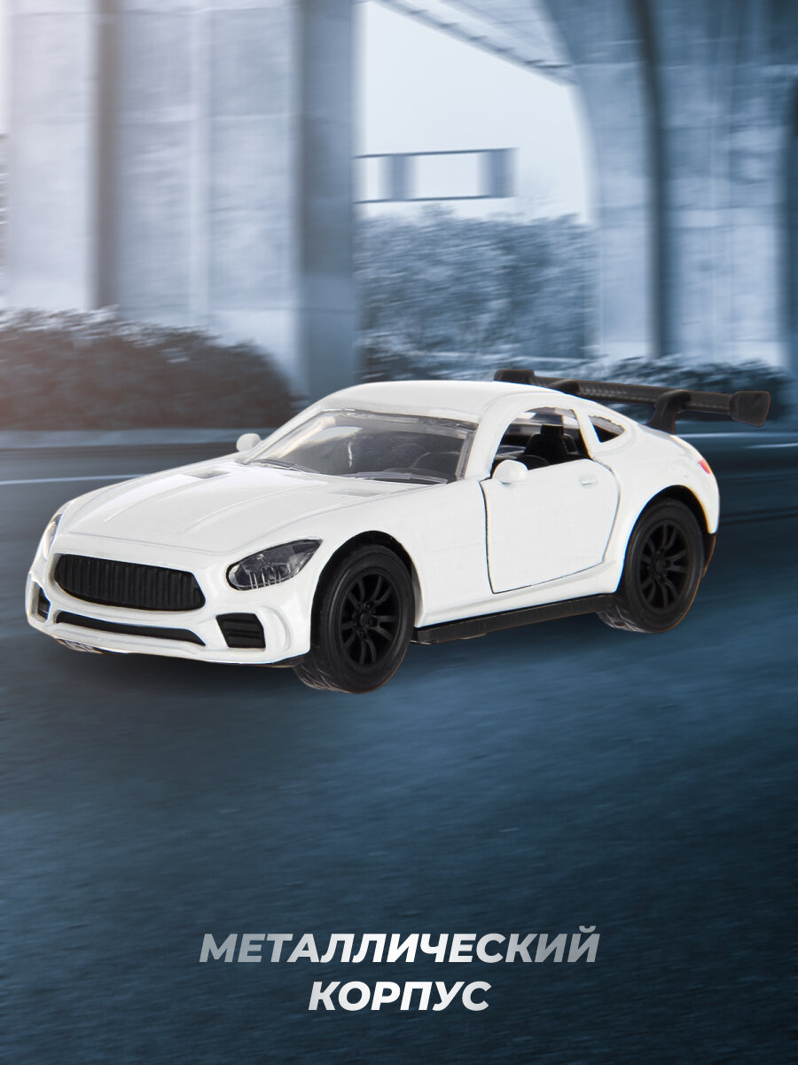 Машинка Veld Co, масштаб 1:36, металл, инерционная, с открывающимися дверями