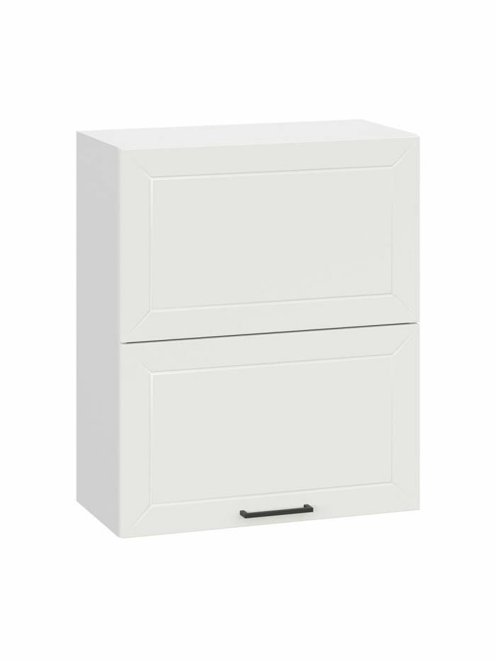 Кухонный модуль навесной, барный шкаф Сектор, 60х29.6х72 см, Белый / Бланж