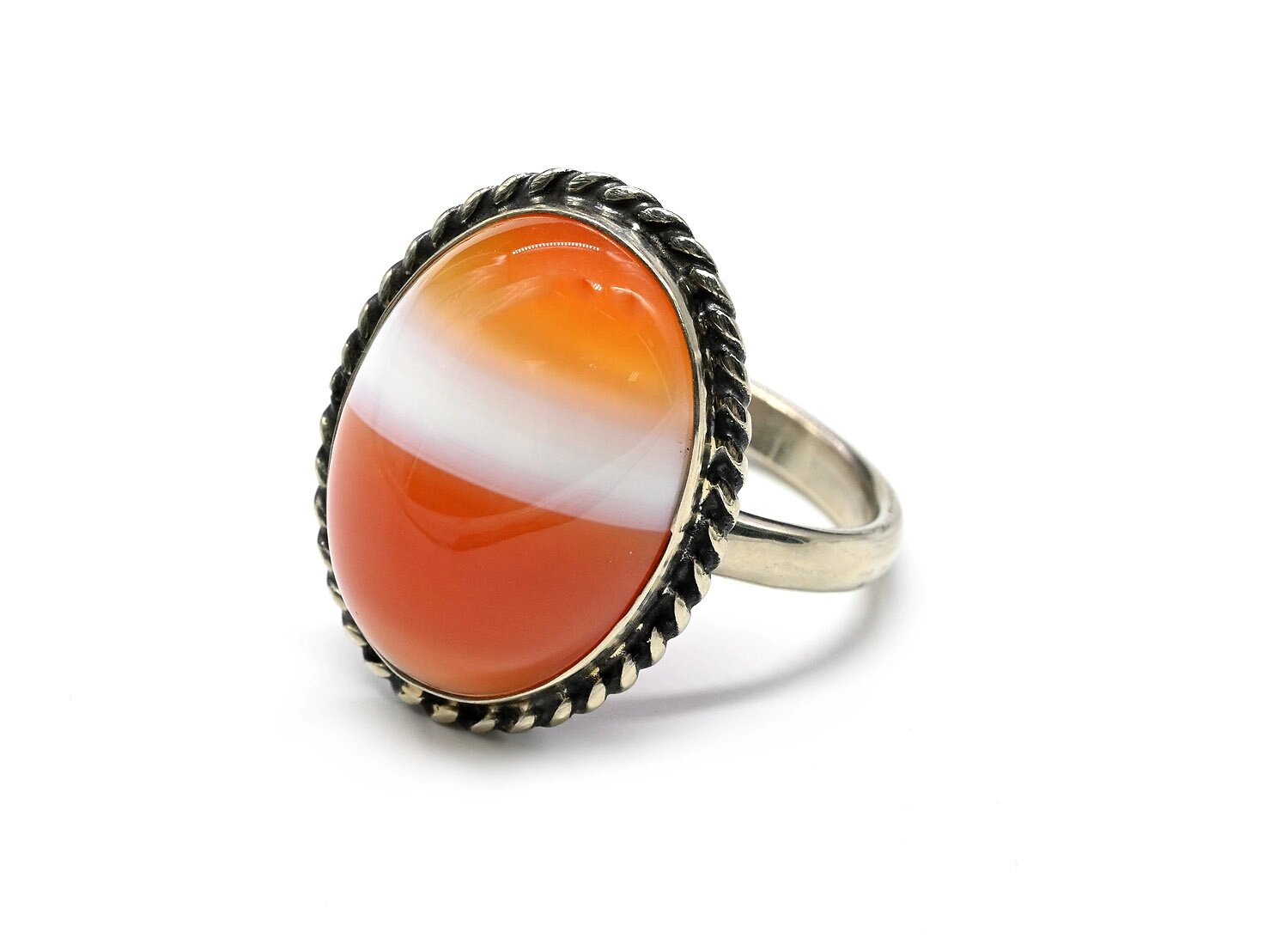 Кольцо, сердолик