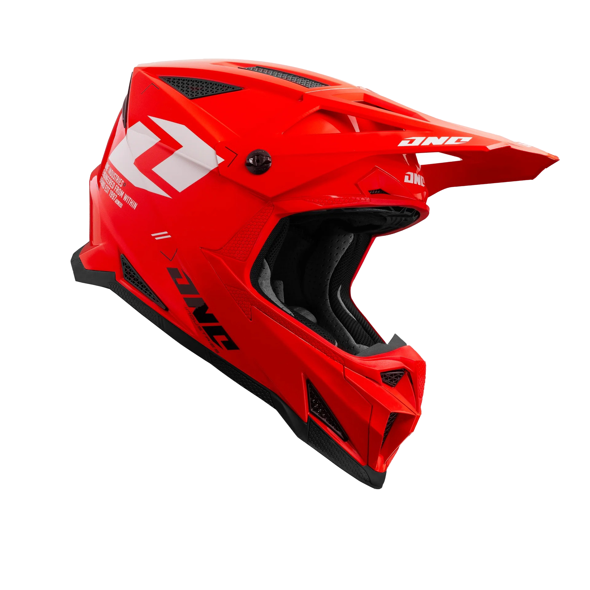 Мотошлем кроссовый ONE Industries X-297 Focus, стекловолокно, глянец, съемная подкладка, с выкидными щеками