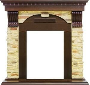 Портал Dimplex Opti-Myst Dublin угловой темный дуб/сланец