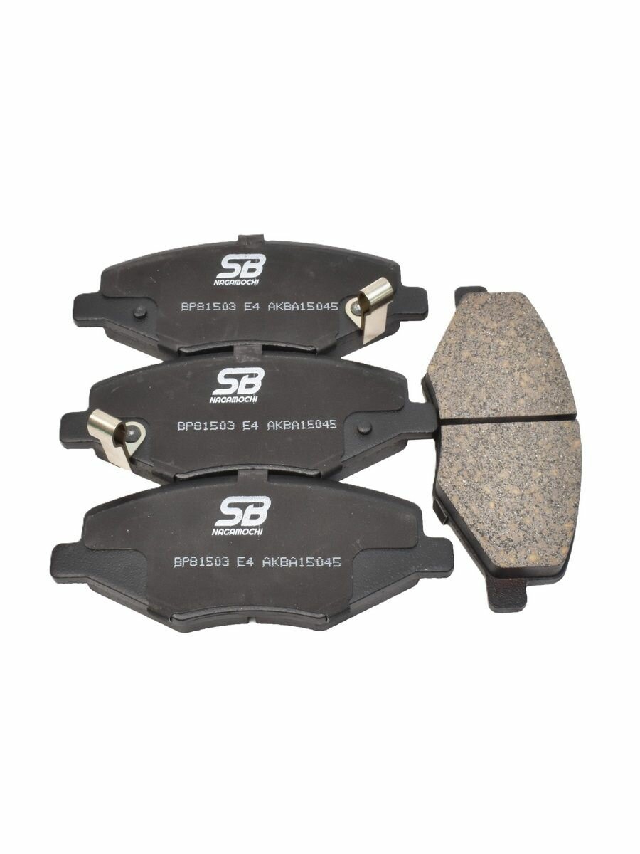 Колодки тормозные дисковые передние для а/м CHERY Amulet; LIFAN Lifan X60, SB NAGAMOCHI BP81503