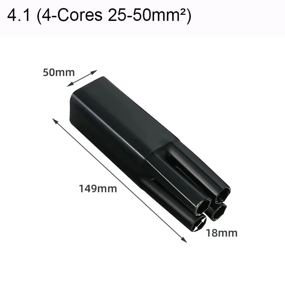 Термоусадочная муфта 4.1 (4-Core 25-50mm²) черная