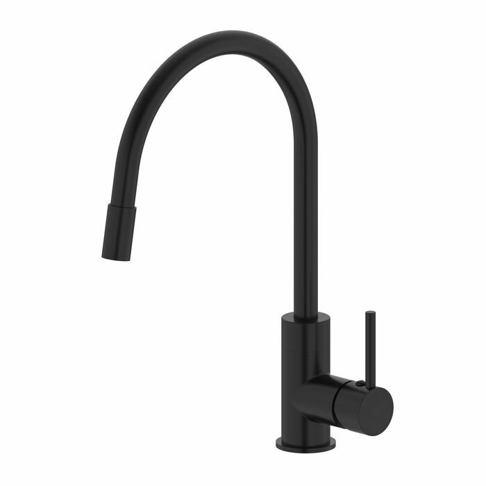 Смеситель для кухни IDDIS Kitchen 360 черный матовый (K3ON6BFBLJMF0iPT05QI)