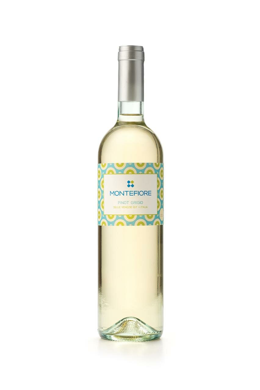 Вино Монтефьоре Пино Гриджио, IGT, белое, полусухое, 0.75л