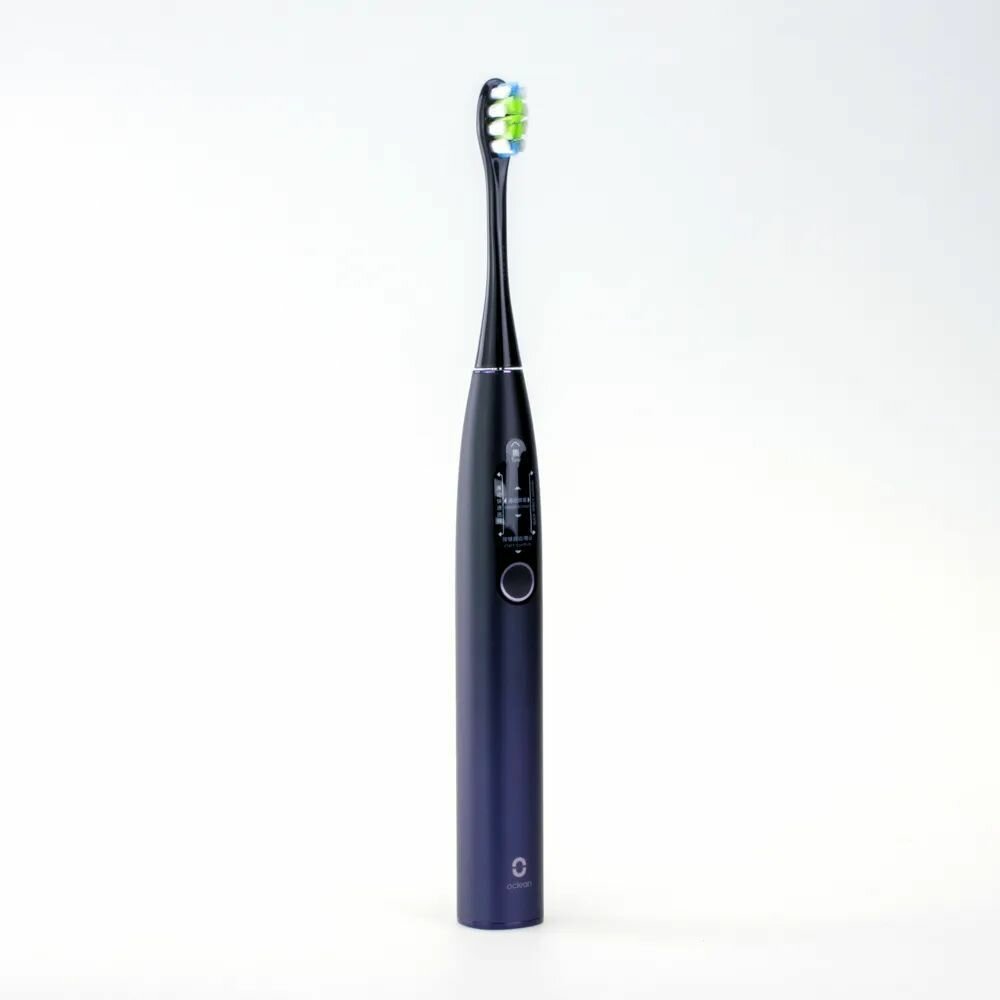 Электрическая зубная щетка Oclean X Pro Y2087 фиолетовый, насадок 1шт, высокочастотные колебания движение головки, источник питания собственный аккумулятор (C01000491)