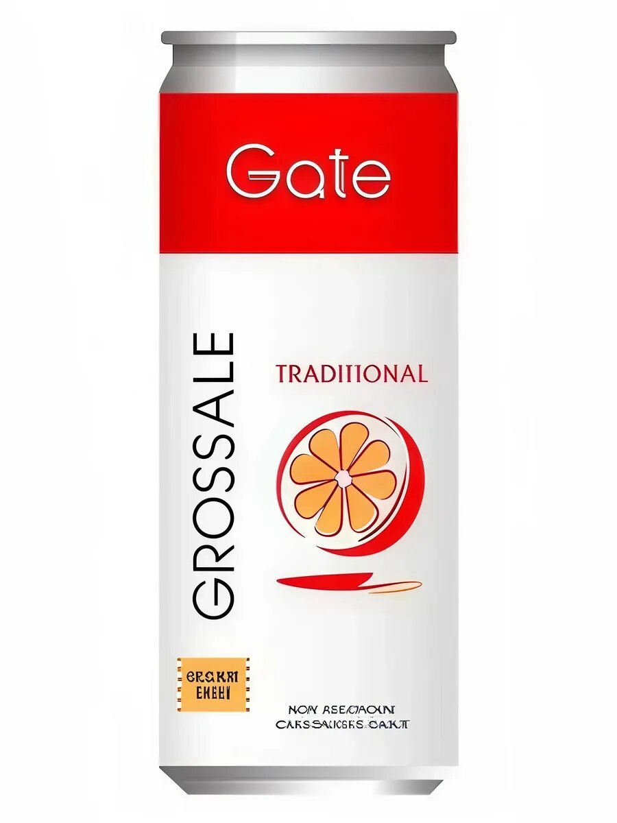 Напиток "GATE", сильногазированный, вкус традиционный, 0.33 л, 4 банки