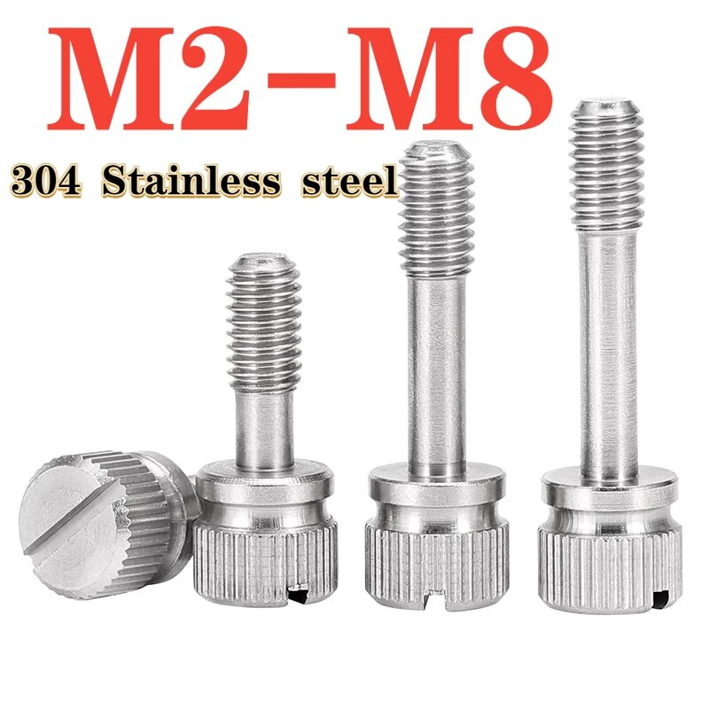 Нержавеющая сталь М2-М8 шлицевые стопорные винты 1/2/3/5 шт M6x50-1Pcs
