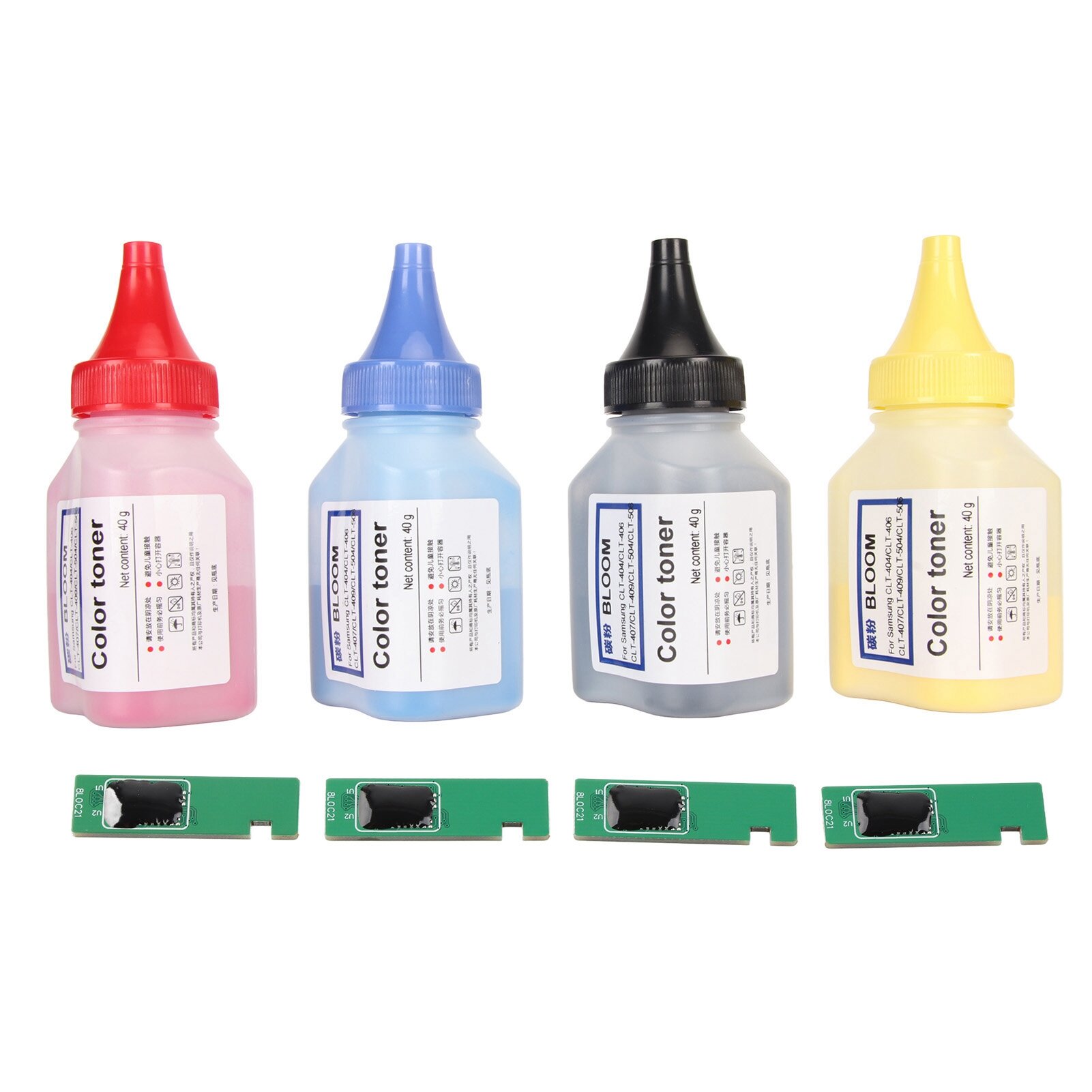 Универсальный комплект для заправки цветного тонера для принтеров W2060A 116AK W2061A 116AC W2062A 116AY W2063A 116AM