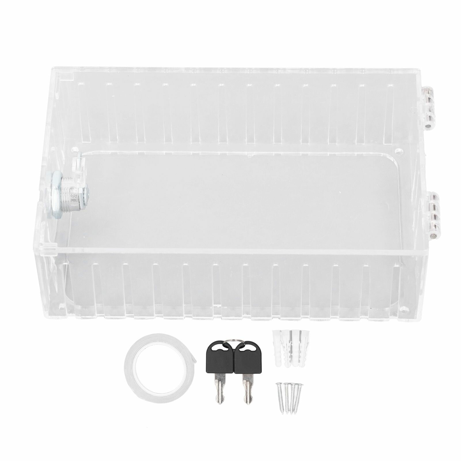 Акриловая коробка для защиты термостата с замком,7.28*4.72*2.48 дюйм