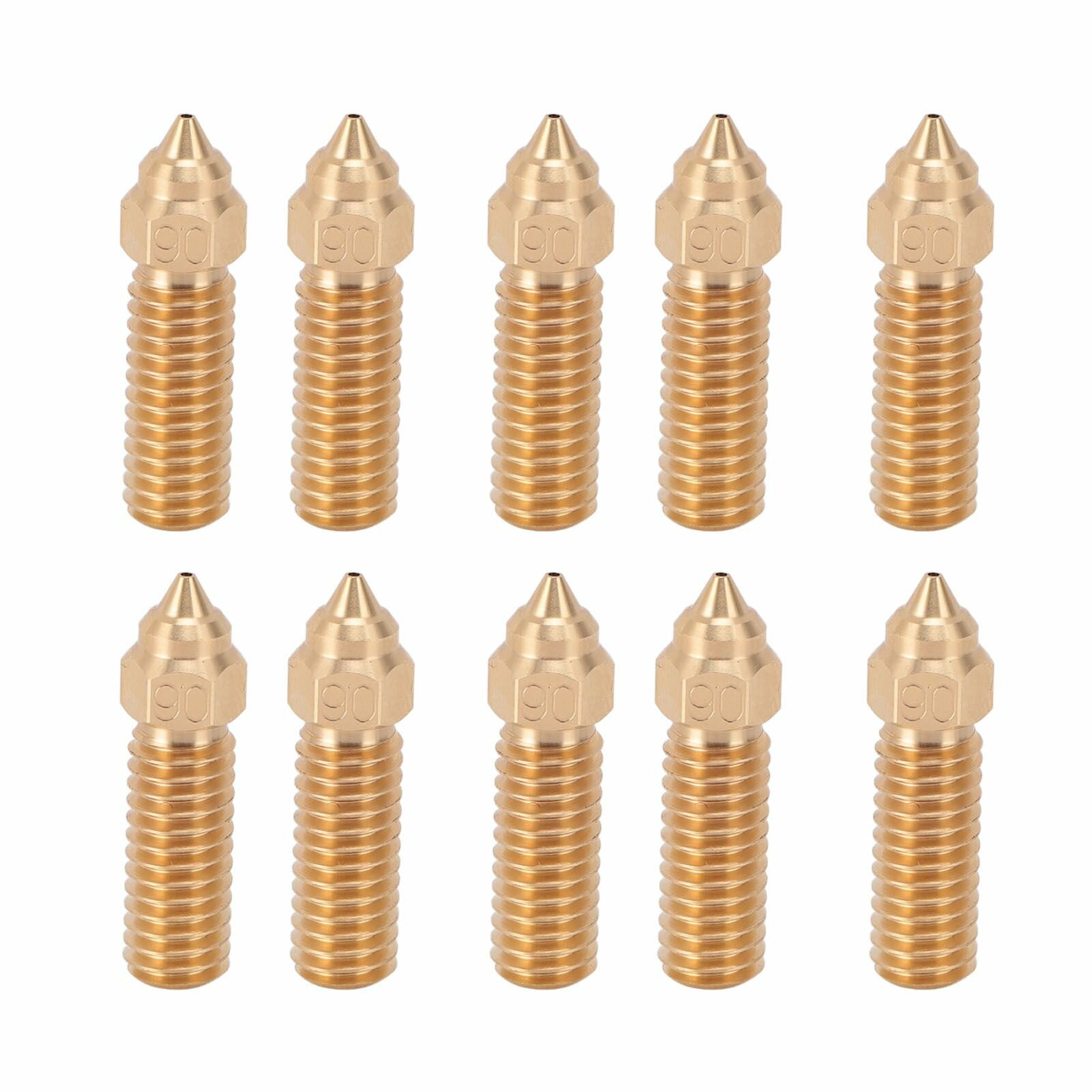10шт латунное сопло 0.6мм для Creality K1, CR M4, Vyper, Kobra