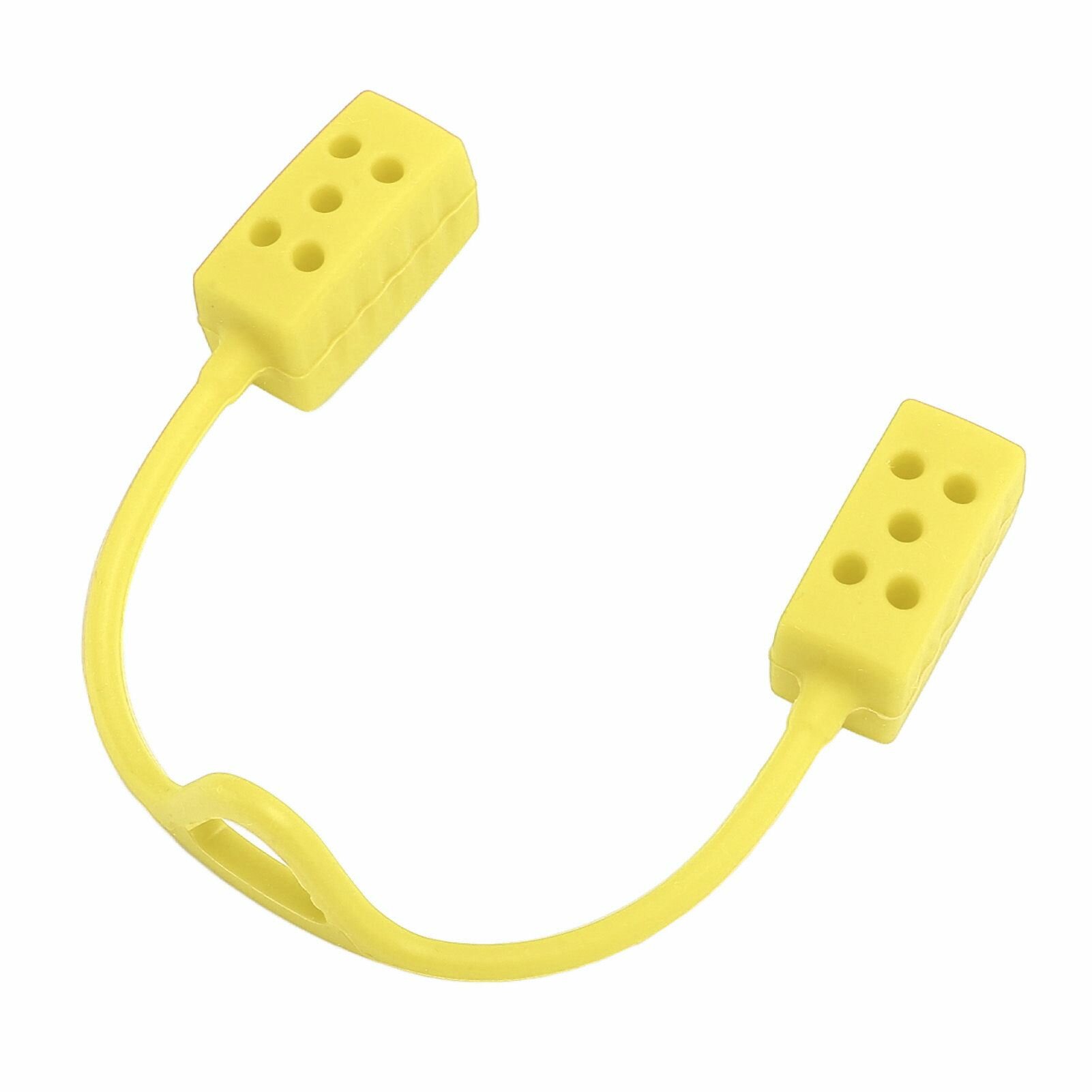 Силиконовый тренажер для челюстей, мощный тренер мышц лица, уменьшает двойной подбородок, переносной, желтый