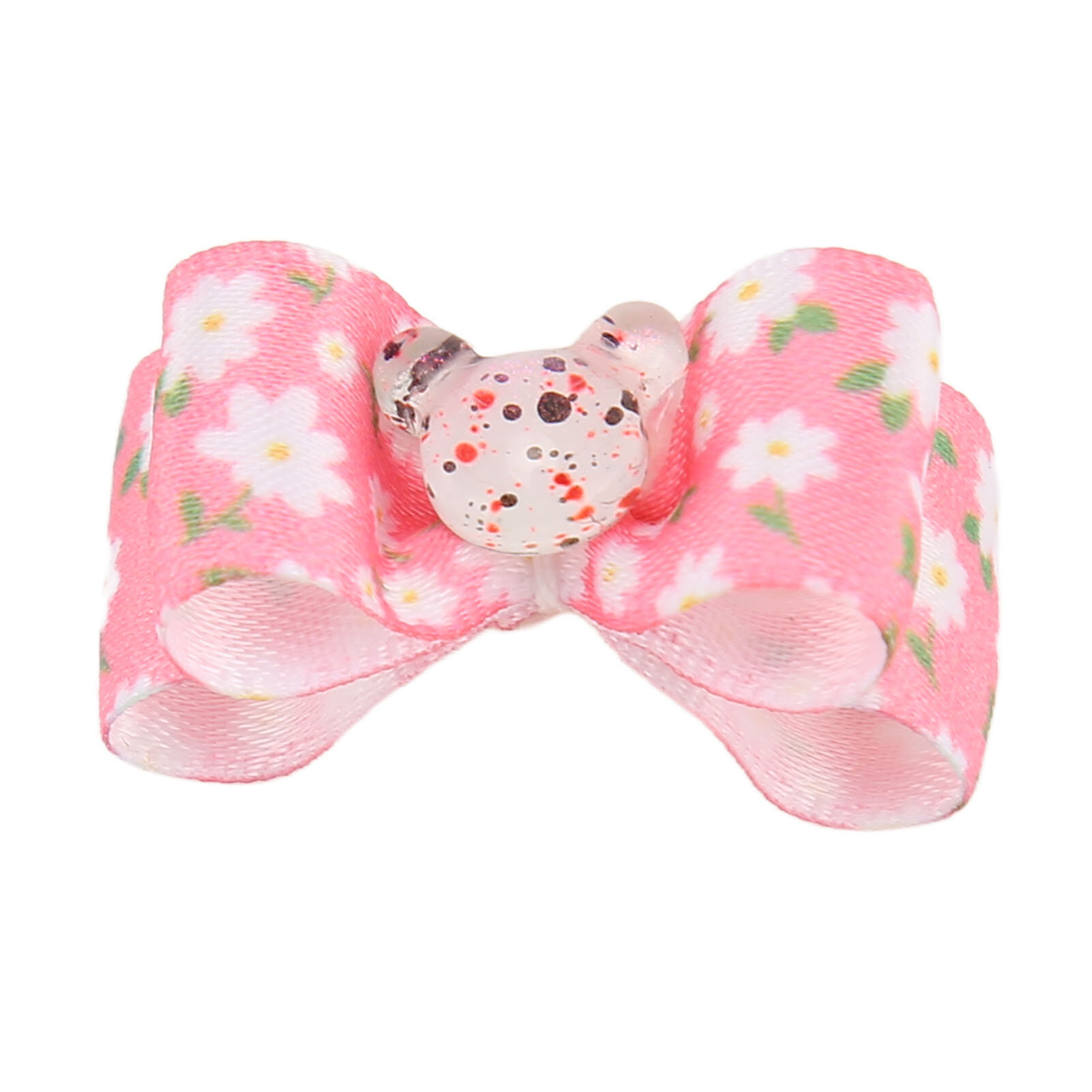16 шт, банты из собачьей шерсти с цветочным узором, разноцветные, 2 слоя, бабочка, бант из шерсти домашних животных с резинками для собак, щенков, кошек