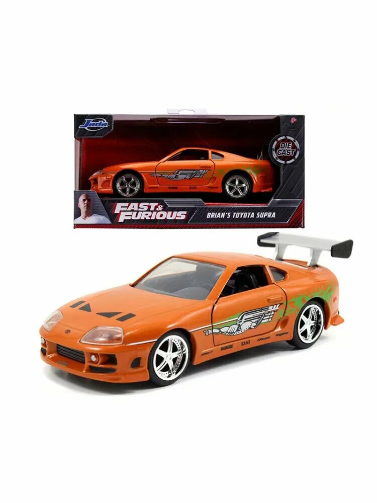 Машинка Jada Toys Fast & Furious 1:32 Brian's Toyota Supra Orange