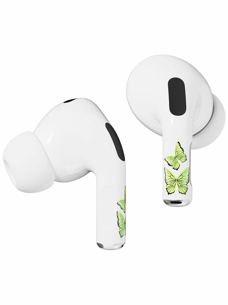 Комплект наклеек VLP Easy Art Butterflies для Apple AirPods Pro/Pro 2, 2 шт