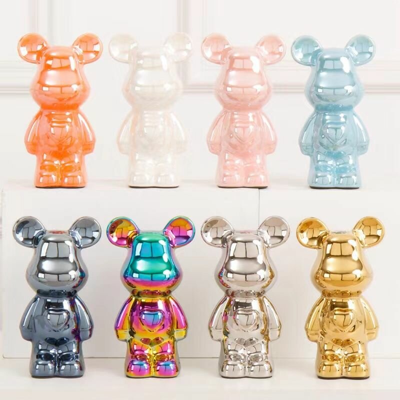 Фигурка BearBrick Насильственный медведь коллекционная игрушка набор из 8 штук