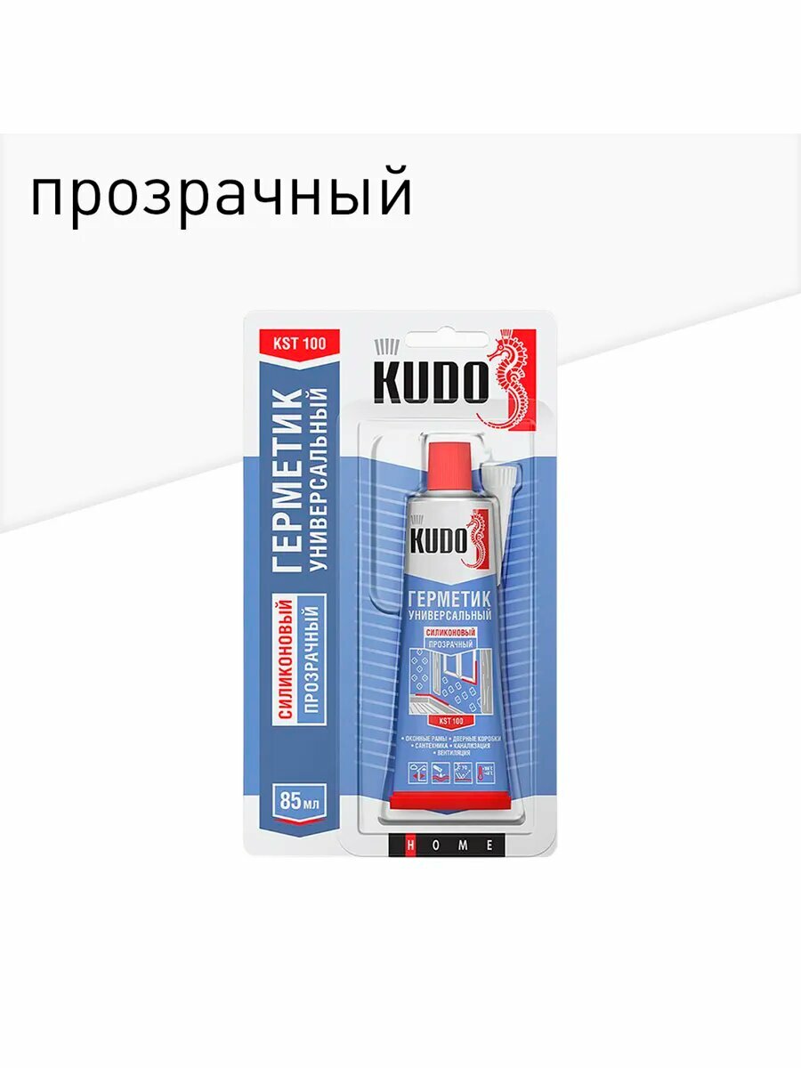 Герметик силиконовый прозрачный 85 мл