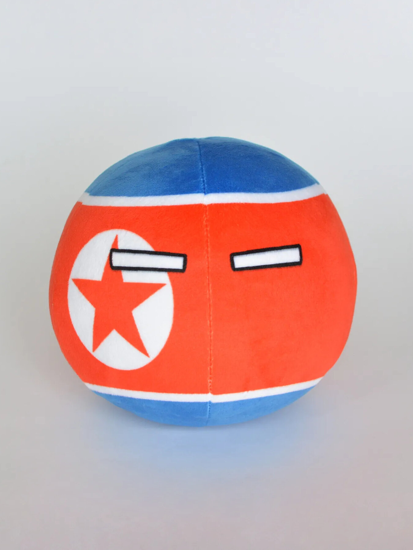 Мягкая игрушка кантрибол Ким (флаг Северной Кореи) / плюшевый countryball / купить в магазине Countryballs Shop
