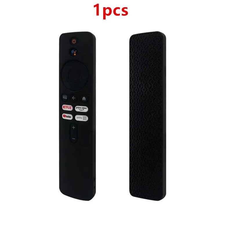 Силиконовый чехол для пульта Xiaomi TV Box, черный, 1 шт