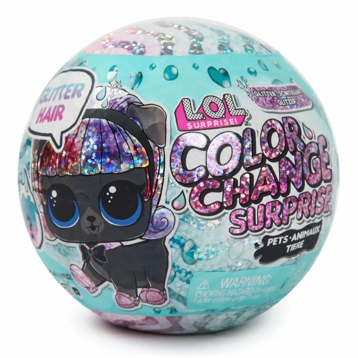 Шар-сюрприз L.O.L. Surprise! Color Change Pets 585312EUC