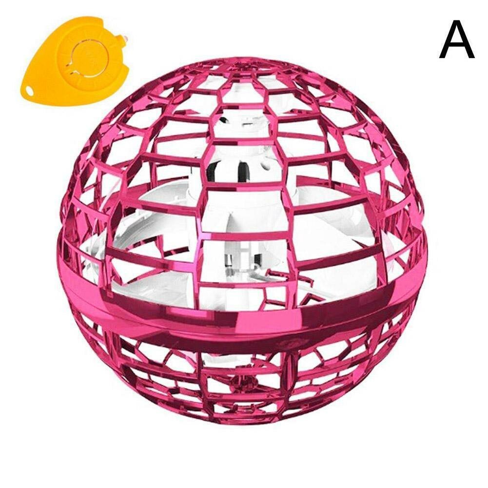 Летающий шар бумеранг от руки / светящийся