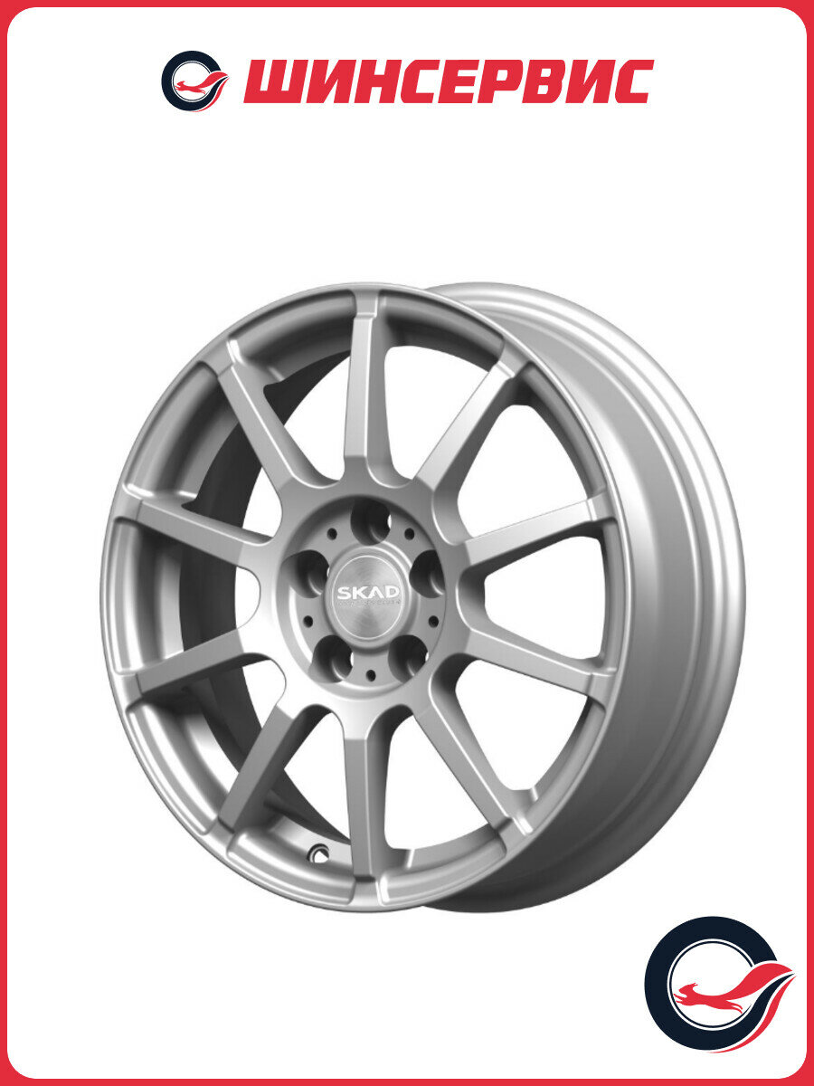 Литой колесный диск Скад Акита R15x6.0J 4x98 ET35 ЦО58.6 для автомобиля