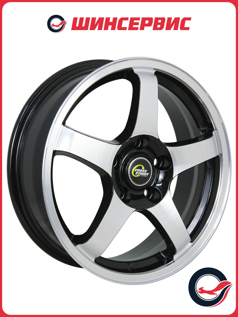 Литой колесный диск Cross Street CR-14 R15x6.0J 4x100 ET48 ЦО54.1 для автомобиля