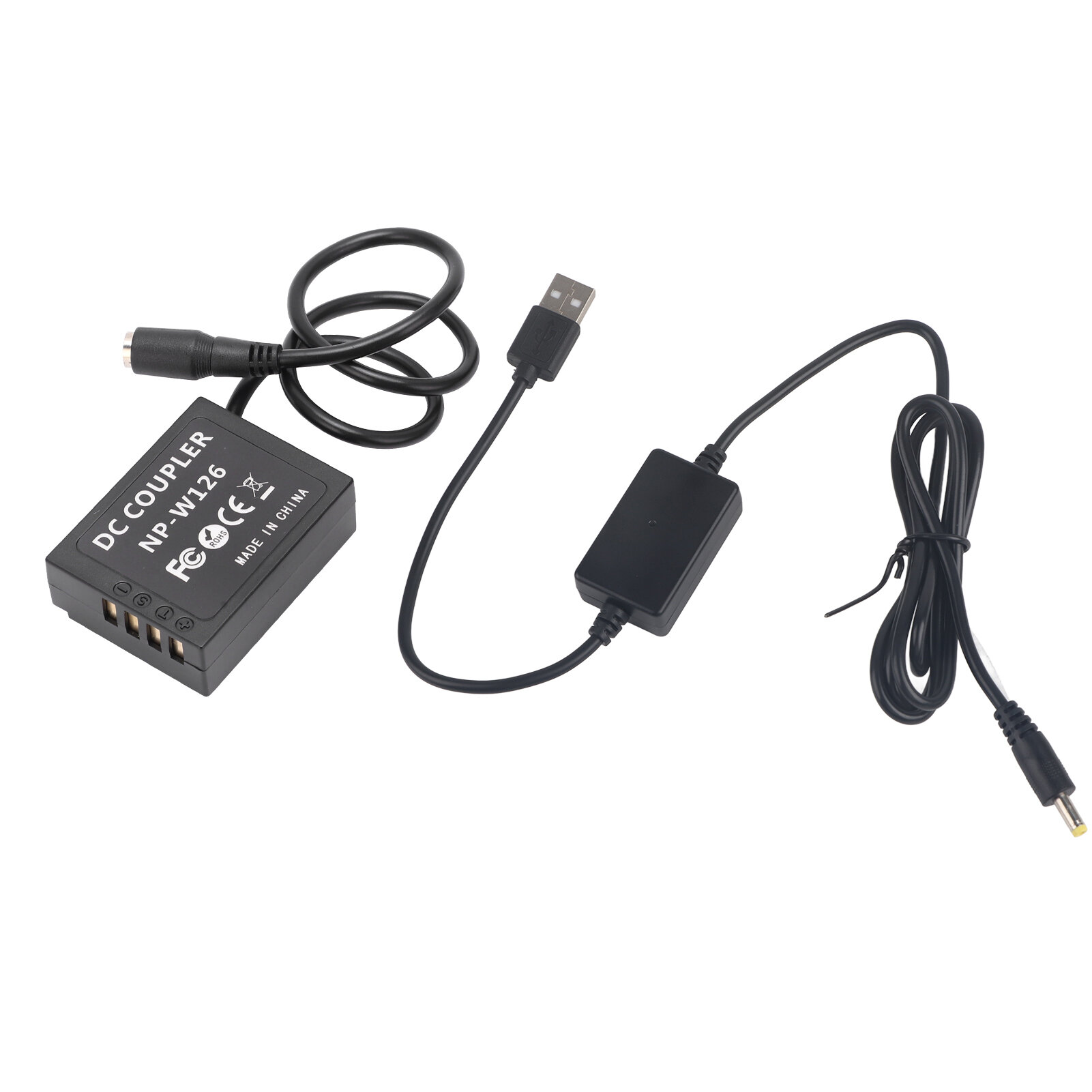 NP W126 Адаптер питания постоянного тока с фиктивной батареей и кабелем USB-накопителя для Fujifilm XT2 XT3 XT20 XH1 XT20 X100F