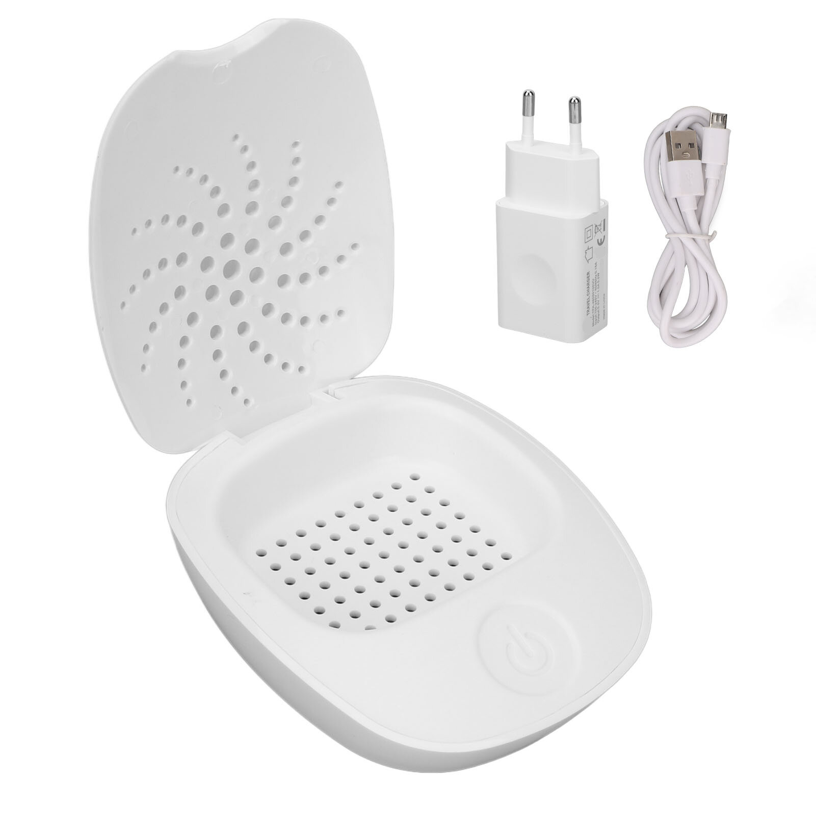 Портативныйэлектронныйавтоматическийосушительдляслуховыхаппаратов,100–240В, вилкастандартаЕС.