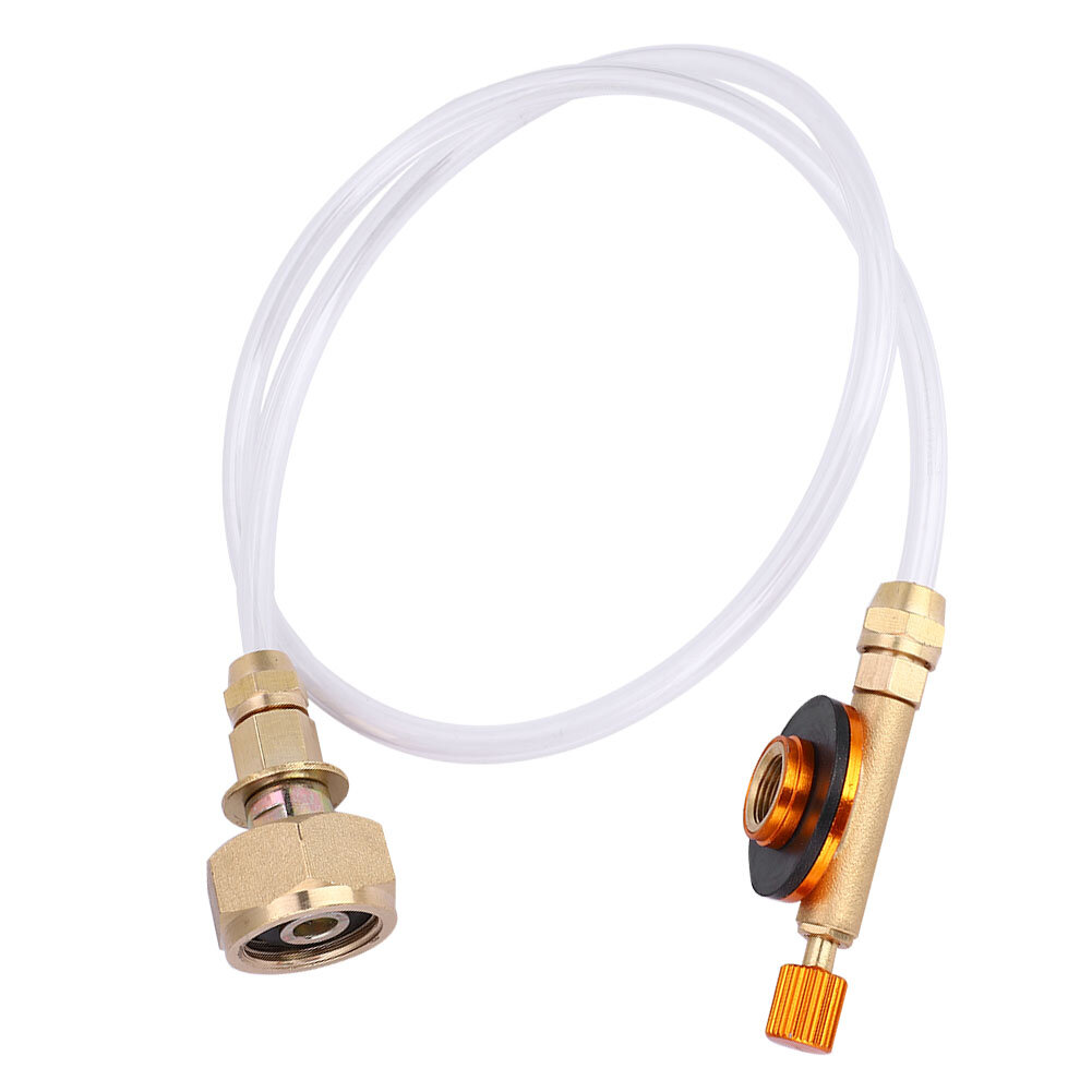 Переходник для заправки газового баллона походной, пикниковой или другой походной газовой плиты.