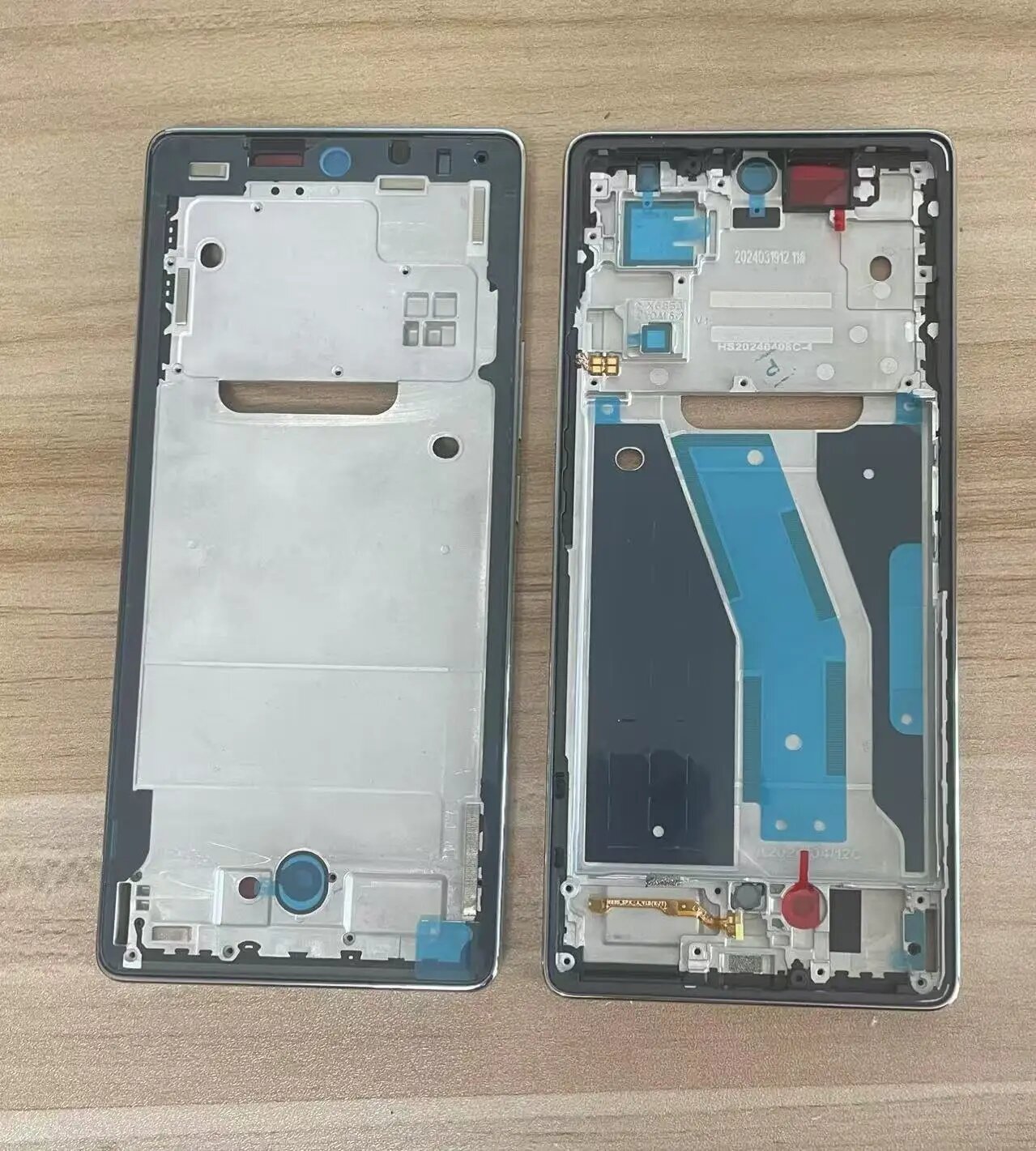 Передняя средняя крышка корпуса ЖК-рамки, лицевая панель корпуса для Infinix Note Note 40 X6853 Gold