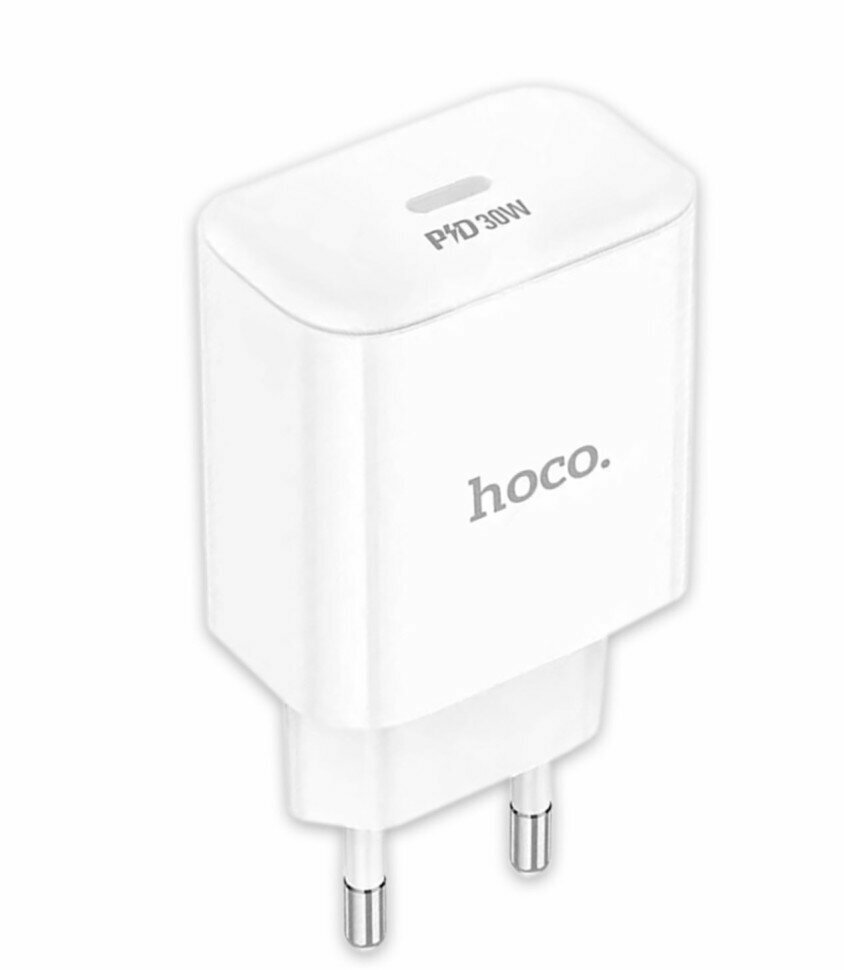 СЗУ HOCO C76A Pro Majestic single port PD30W charger(EU) (белый)