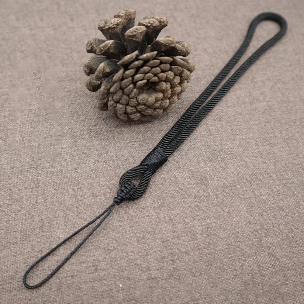 Модный плетеный веревочный ремешок для телефона ручной работы, простой ремешок для телефона, короткая веревка на запястье, аксессуары для телефона