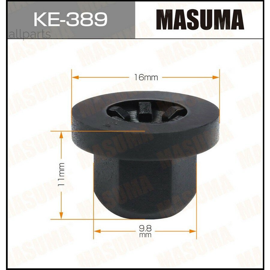MASUMA KE-389 клипса!\ Opel Vectra C 02-08/ Astra G, H/ Insignia 09-15