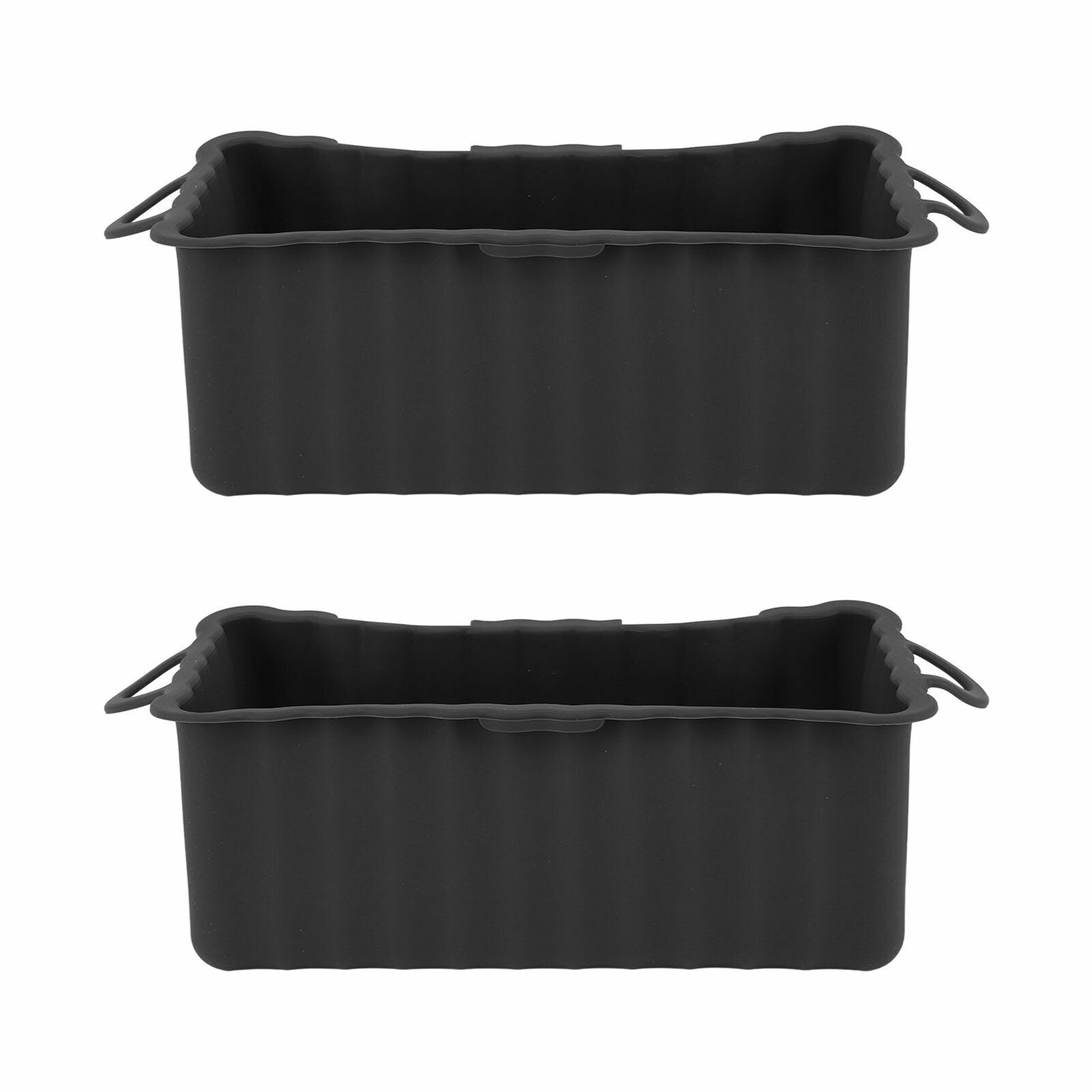 2-шт. силиконовый поддон для сбора жира для гриля Blackstone, многоразовый прямоугольный поддон для сбора жира для кемпинга и барбекю