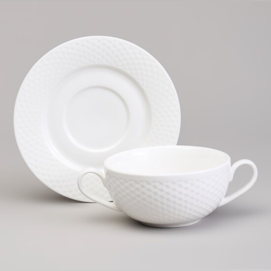 Бульонница Lefard "INFINITY" с блюдцем, 300 мл