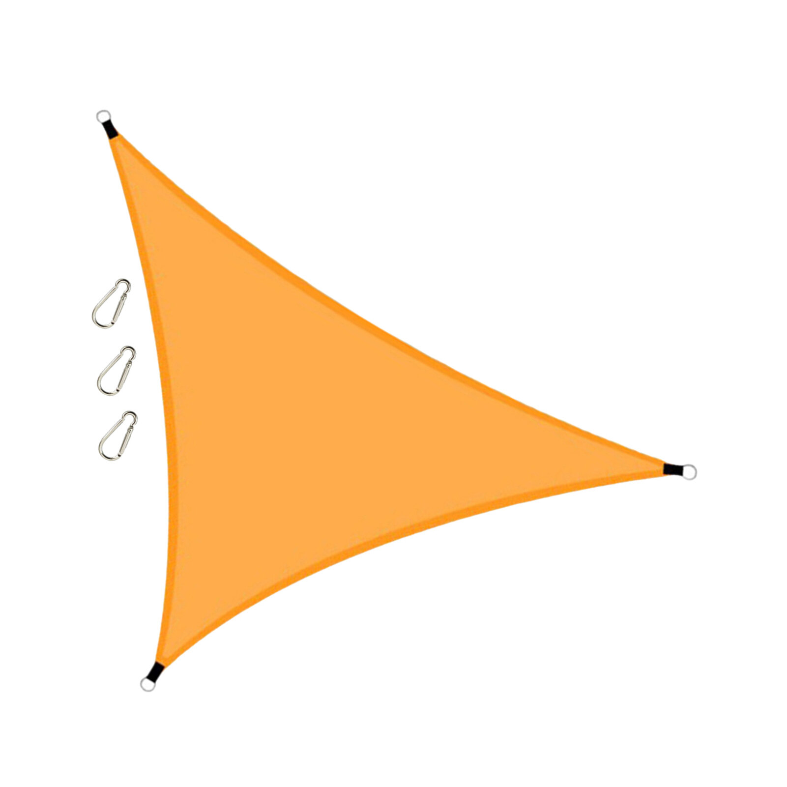 13-футовый солнцезащитный козырек от дождя Fly, устойчивый к УФ-излучению, парусный навес, водонепроницаемый сверхмощный треугольный тент из полиэстера 210T, навес для песка, солнцезащитный козырек для улицы, патио, сада, двора