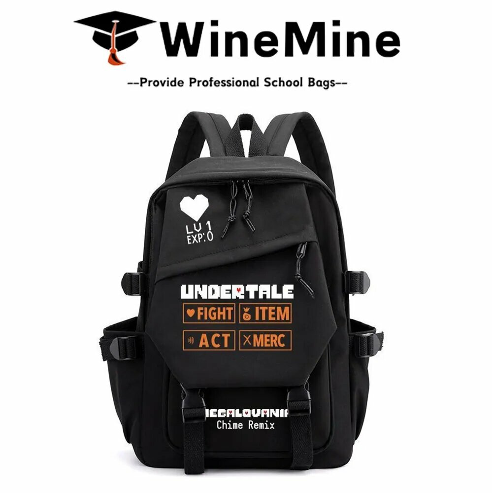 Рюкзак большой вместимости для школьников Undertale