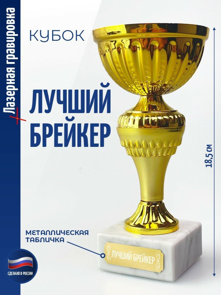 Кубок "Лучший брейкер" (18,4 см)