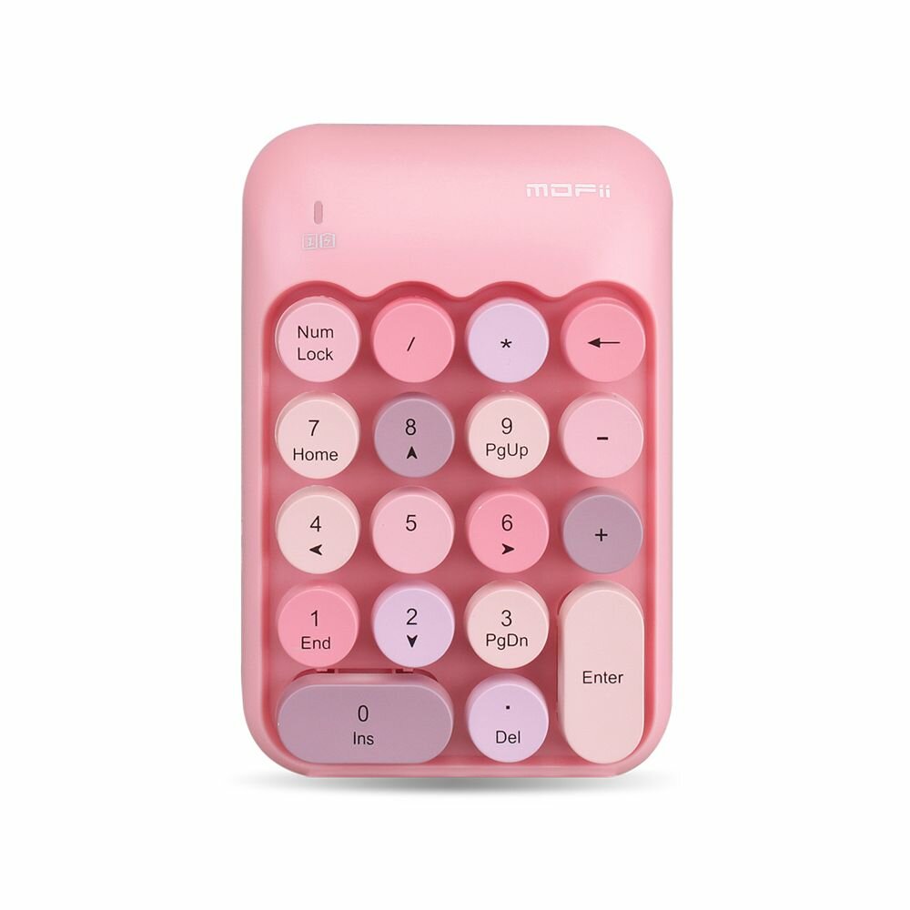 Беспроводная NumPad с 18 клавишами, цифровая 2.4 ГГц Беспроводная цифровой блок