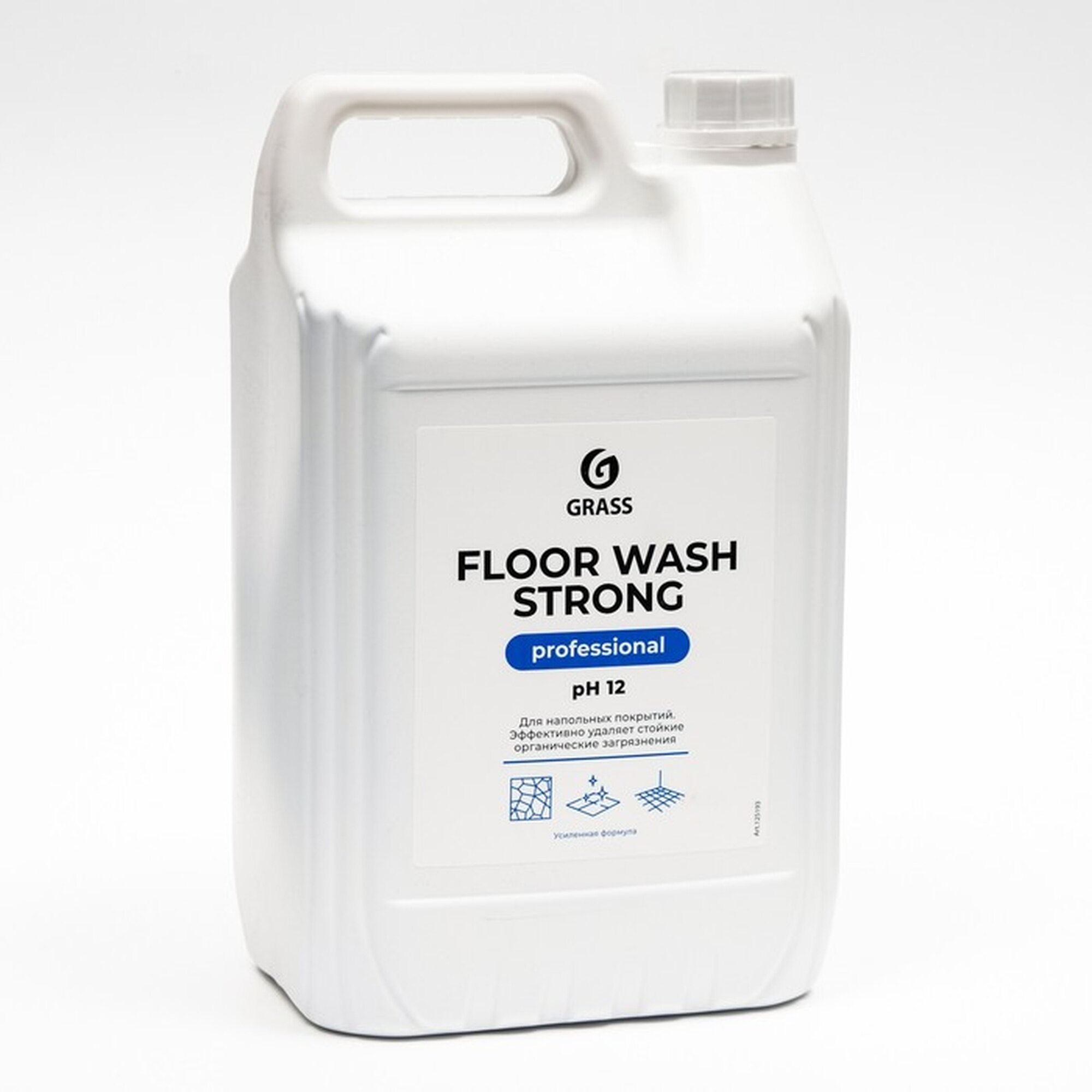 Средство для мытья пола GRASS Floor Wash Strong, щелочное, 5.6 кг