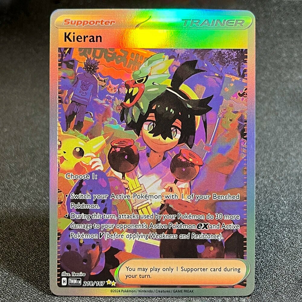 Коллекционные карты Pokemon Team UP Lost Thunder Kieran 218