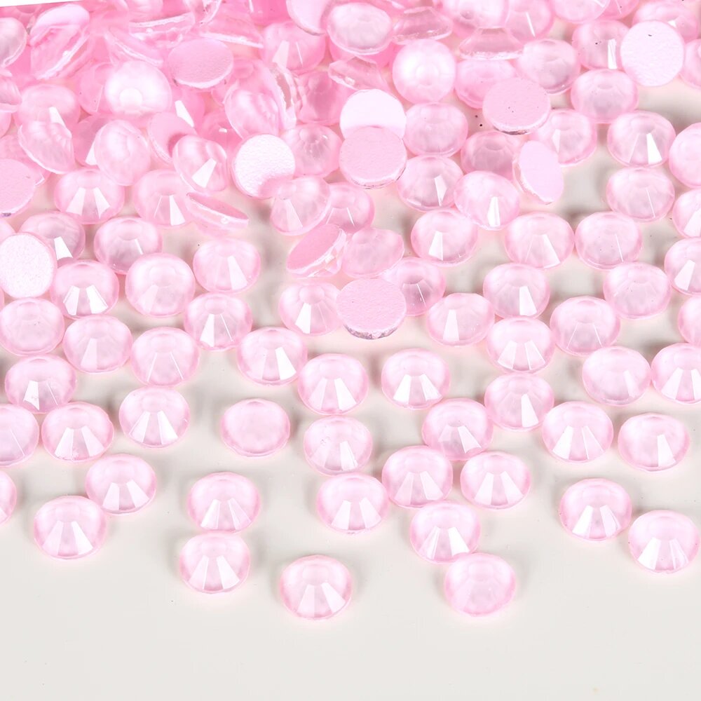 Стразы MollBii Pink Series для декора Розовый, SS4-1440pcs, Mac.Lt.Pink Luminous